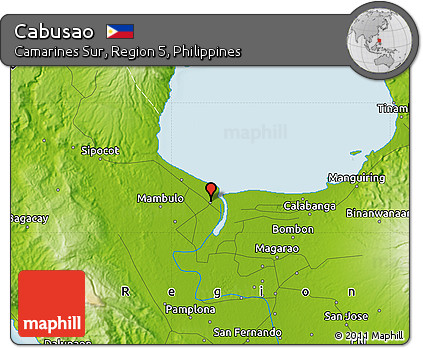 Free Physical Map of Cabusao