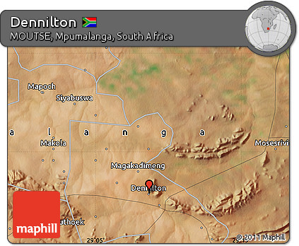 Free Satellite Map of Dennilton