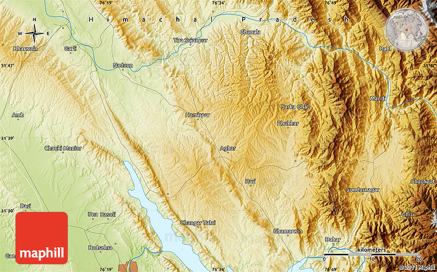 Physical Map of Garli