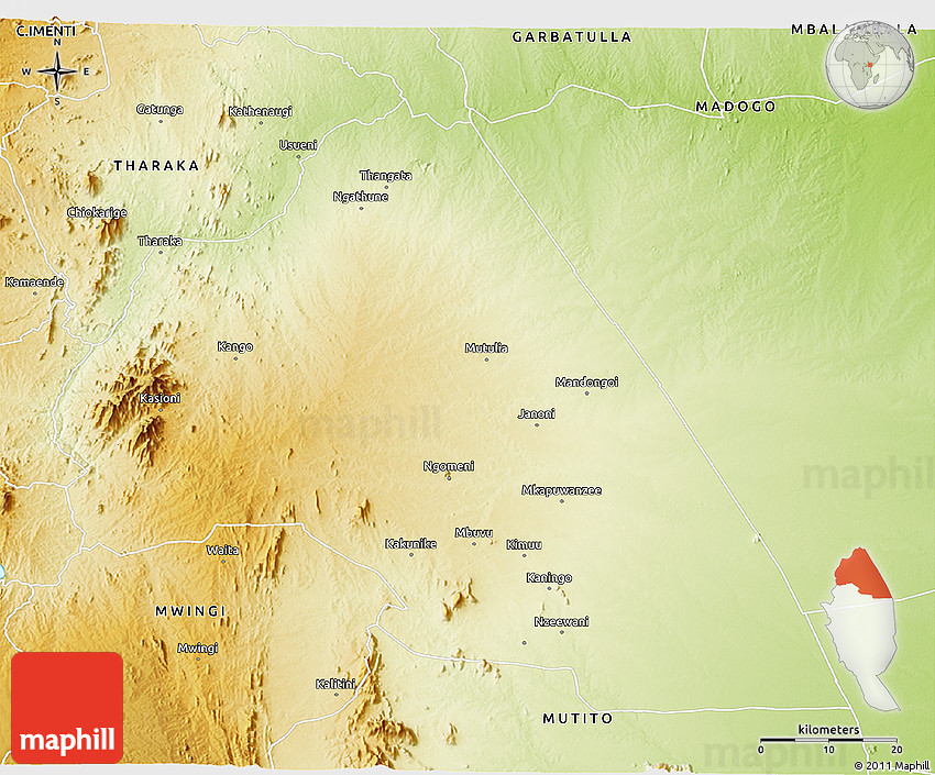 Physical 3D Map of KYUSO