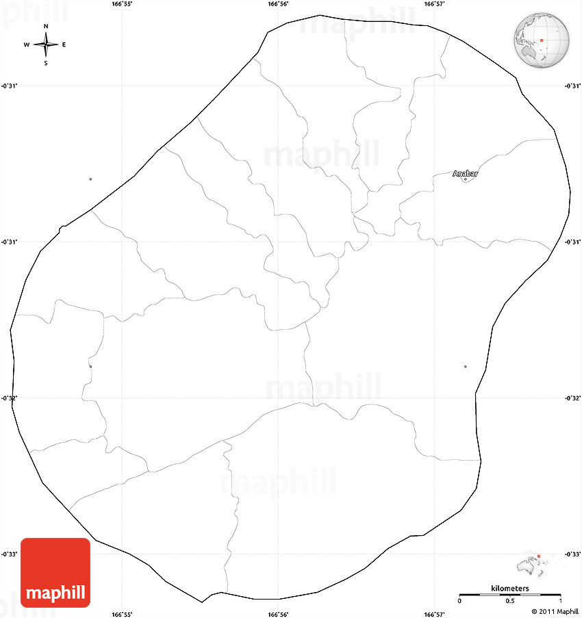 Nauru Map Outline Royalty Free Vector Image VectorStock, 49% OFF
