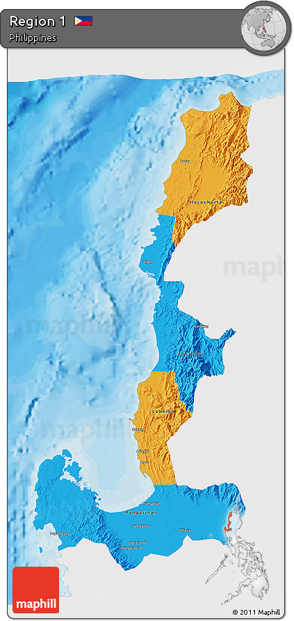 Philippine Map Region 1