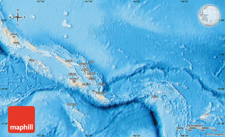 Solomon Islands Map