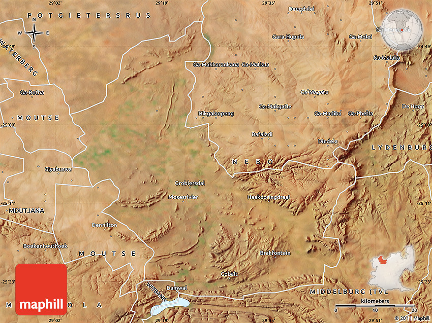Satellite Map of GROBLERSDAL Satellite Map of GROBLERSDAL