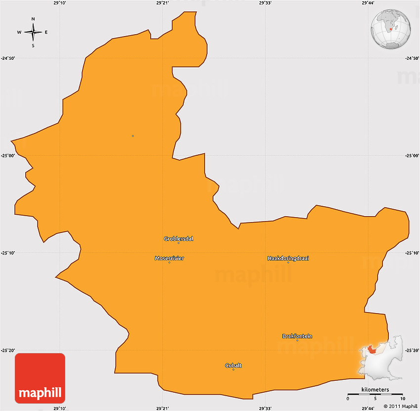 Political Simple Map of GROBLERSDAL, cropped outside Political Simple Map of GROBLERSDAL, cropped outside