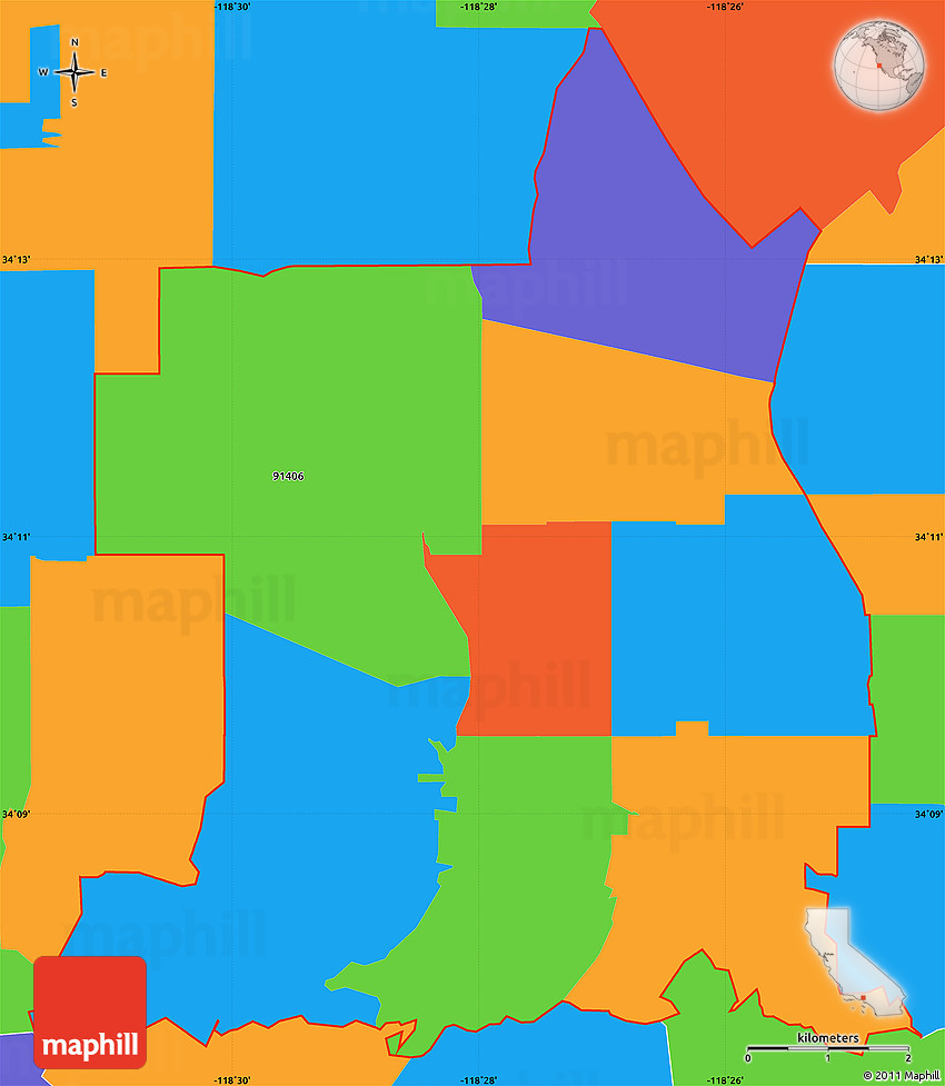 Political Simple Map Of Zip Codes Starting With 914