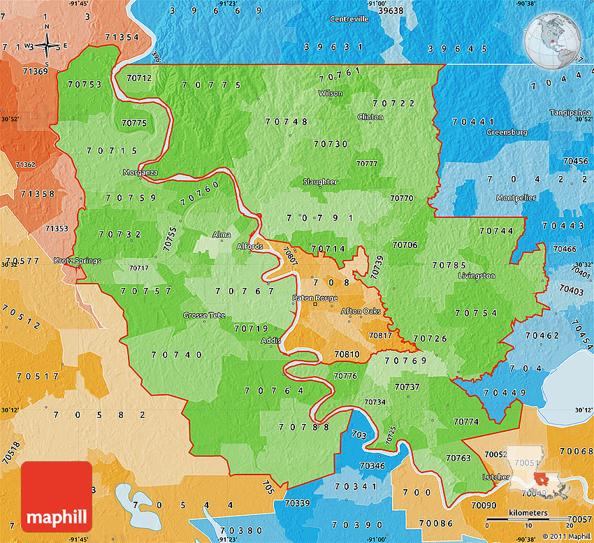 Political Shades Map Of ZIP Codes Starting With 707 political-shades-map-of-zip-codes-starting-with-707