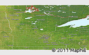 Physical Panoramic Map of Minnesota