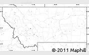 Blank Simple Map of Montana, no labels