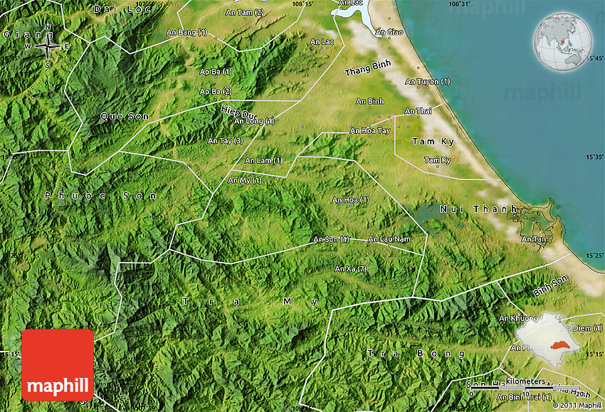 Satellite Map of Tien Phuoc